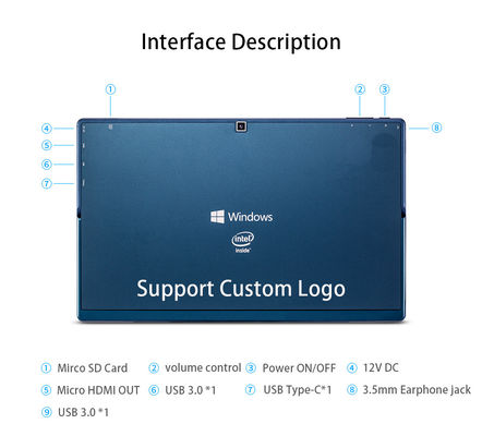 Windows 11 Touchscreen 2 In 1 Laptop Tablet With Pen Detachable Keyboard